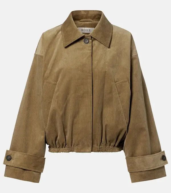 RÓHE Cotton Corduroy Jacket - Beige