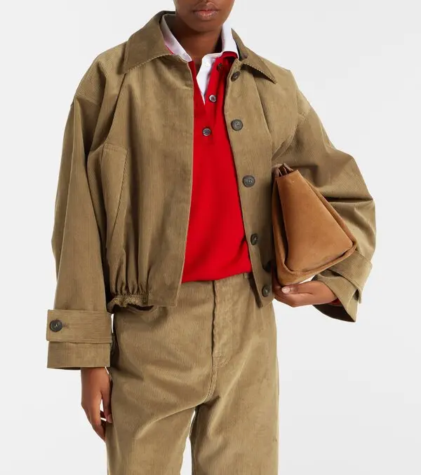 RÓHE Cotton Corduroy Jacket - Beige
