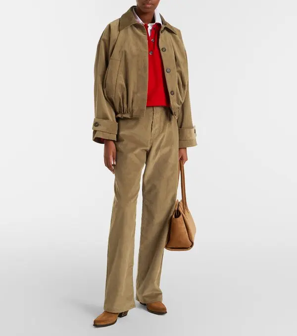 RÓHE Cotton Corduroy Jacket - Beige