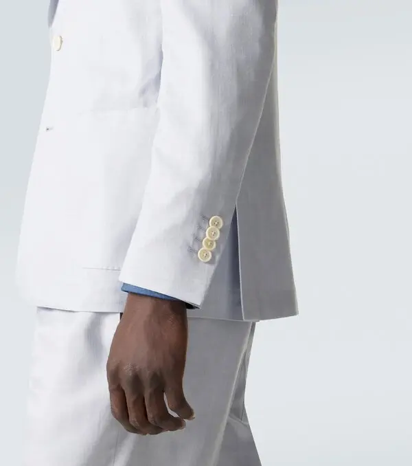 LARDINI Wool, Silk And Linen Suit