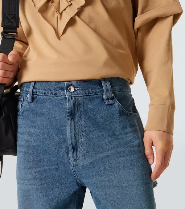 Simone Rocha Crystal-embellished Straight Jeans