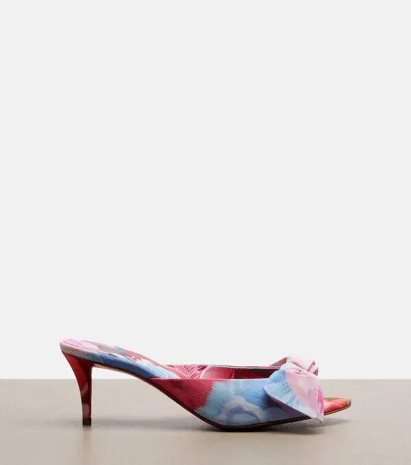 CHRISTIAN LOUBOUTIN Mulazee Floral Mules - Multicoloured
