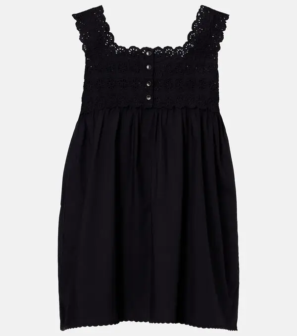 Posse Ezra Broderie Anglaise Cotton Top