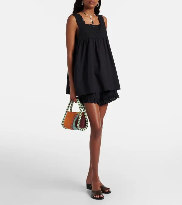 Posse Ezra Broderie Anglaise Cotton Top