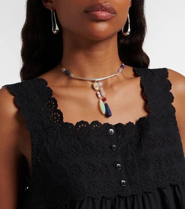 Posse Ezra Broderie Anglaise Cotton Top