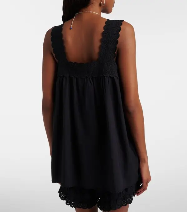 Posse Ezra Broderie Anglaise Cotton Top