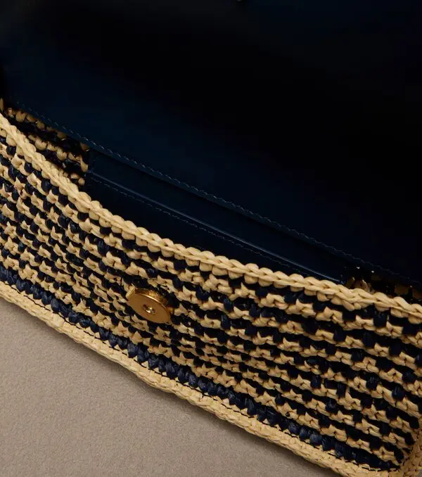 CHRISTIAN LOUBOUTIN Bettina Crochet Clutch - Beige