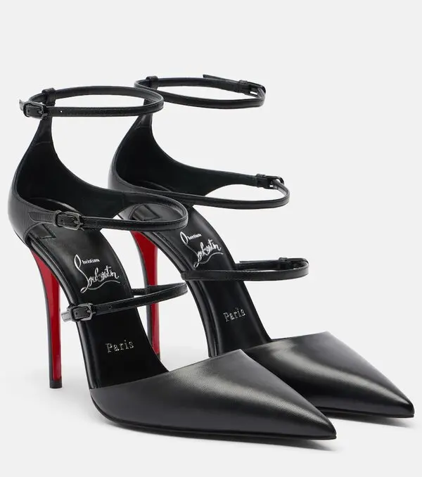 CHRISTIAN LOUBOUTIN Milena Leather Pumps - Black