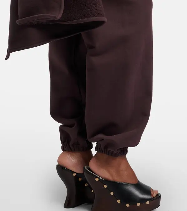 Magda Butrym Cotton Sweatpants - Brown