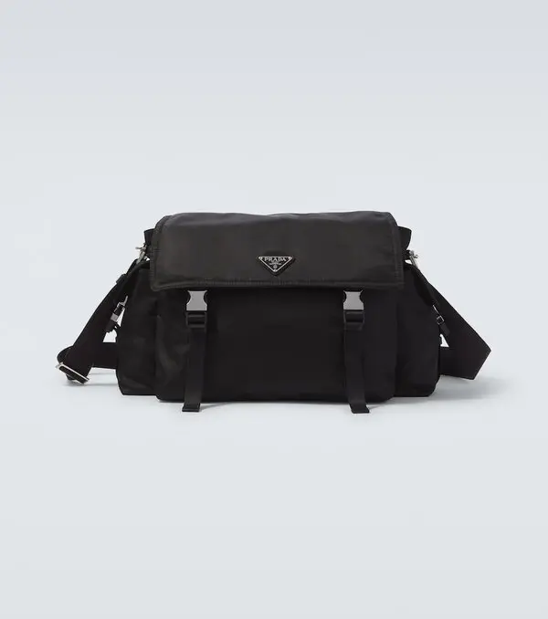 Prada Re-nylon Messenger Bag - Black