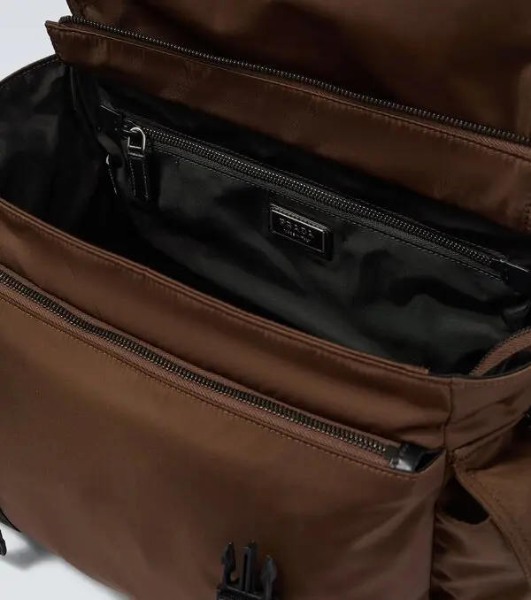 Prada Re-nylon Messenger Bag - Brown