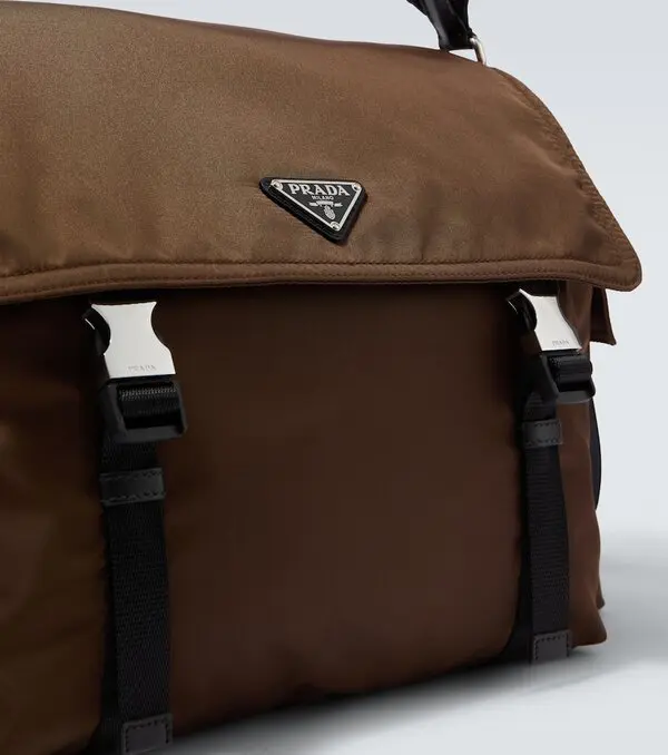 Prada Re-nylon Messenger Bag - Brown