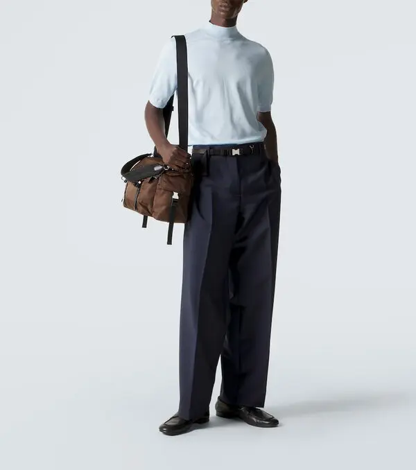 Prada Re-nylon Messenger Bag - Brown