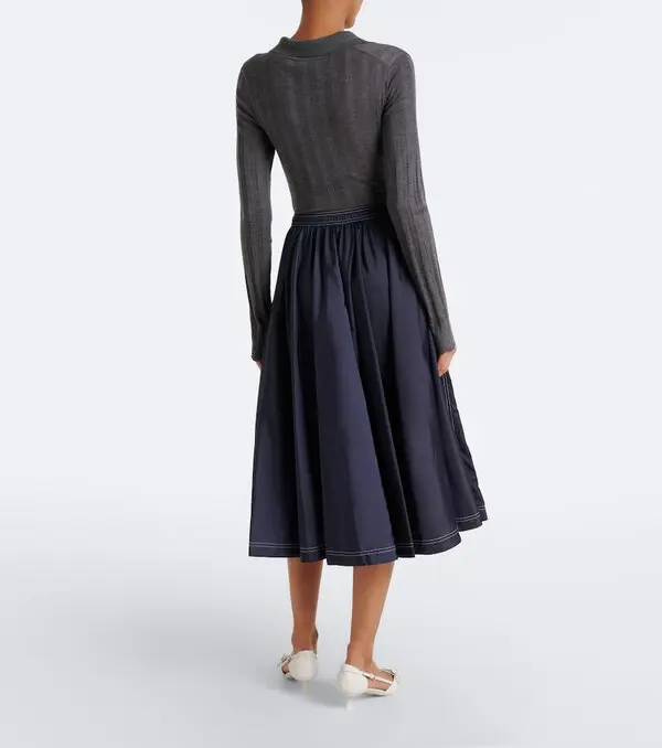 Prada Re-nylon Midi Skirt