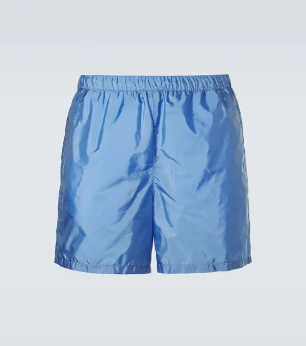 Prada Re-nylon Swim Trunks - Blue