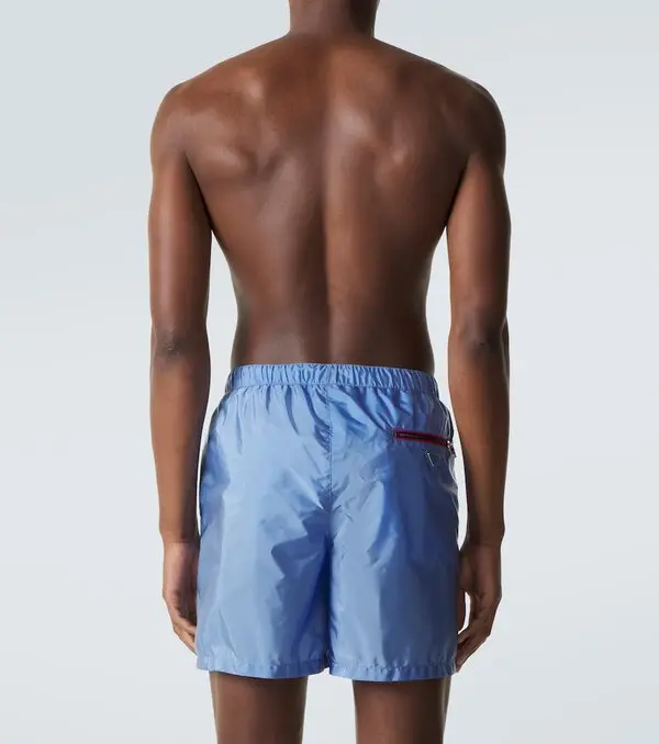 Prada Re-nylon Swim Trunks - Blue