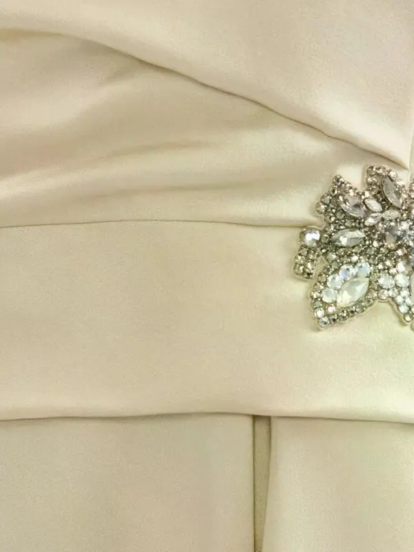 Erdem Draped Embellished Dress