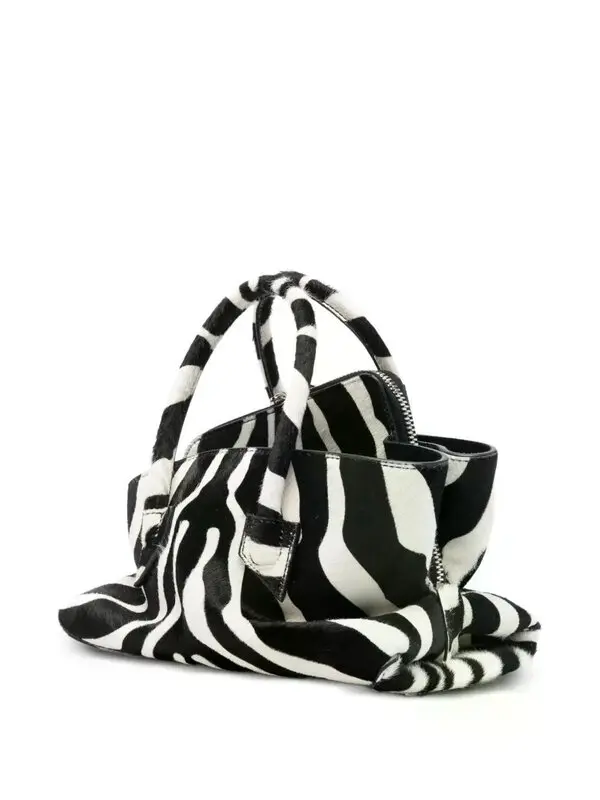 Attico La Passeggiata Mini Tote Bag - Black