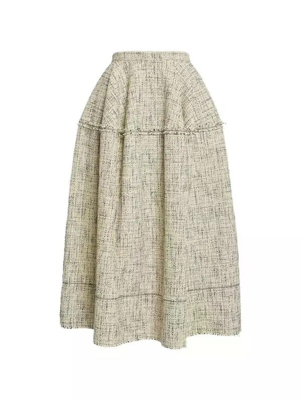 Erdem Ruffled Midi Skirt