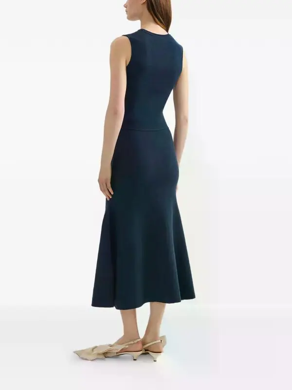 Erdem Floral Detail Midi Dress