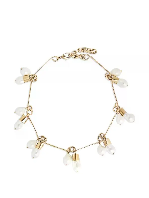 Erdem Pearl Charm Bracelet - Gold