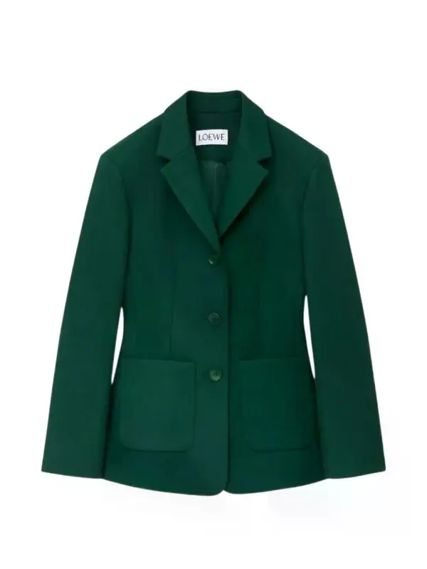 Loewe Wool Blazer - Green