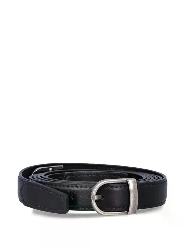 LOW CLASSIC Two-way Buckle Belt - Black