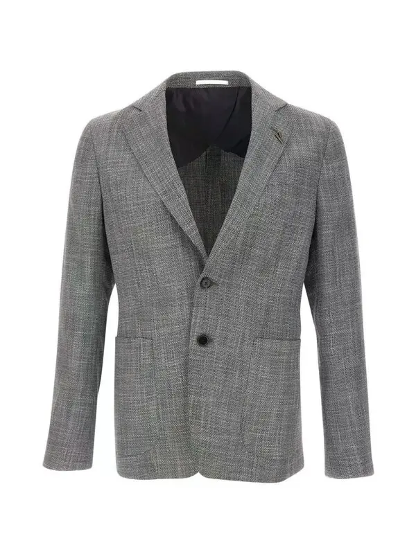 Pal Zileri Baron Single-breasted Blazer - Grey