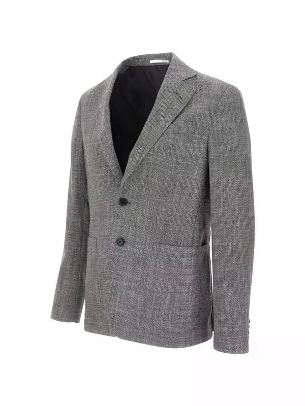 Pal Zileri Baron Single-breasted Blazer - Grey
