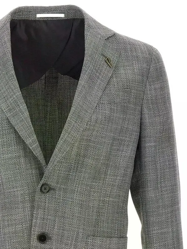 Pal Zileri Baron Single-breasted Blazer - Grey
