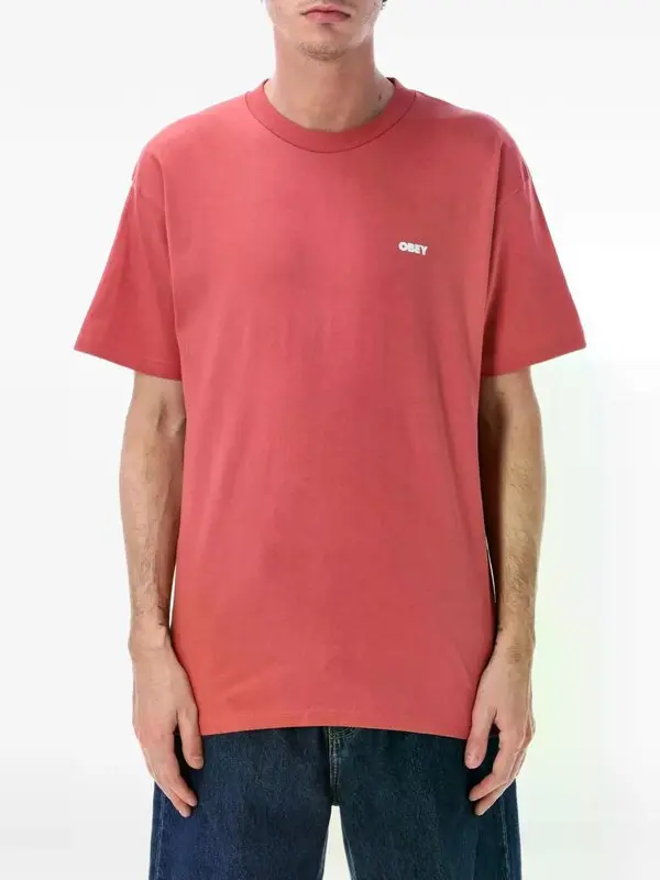 Obey Peep Hole T-shirt - Red