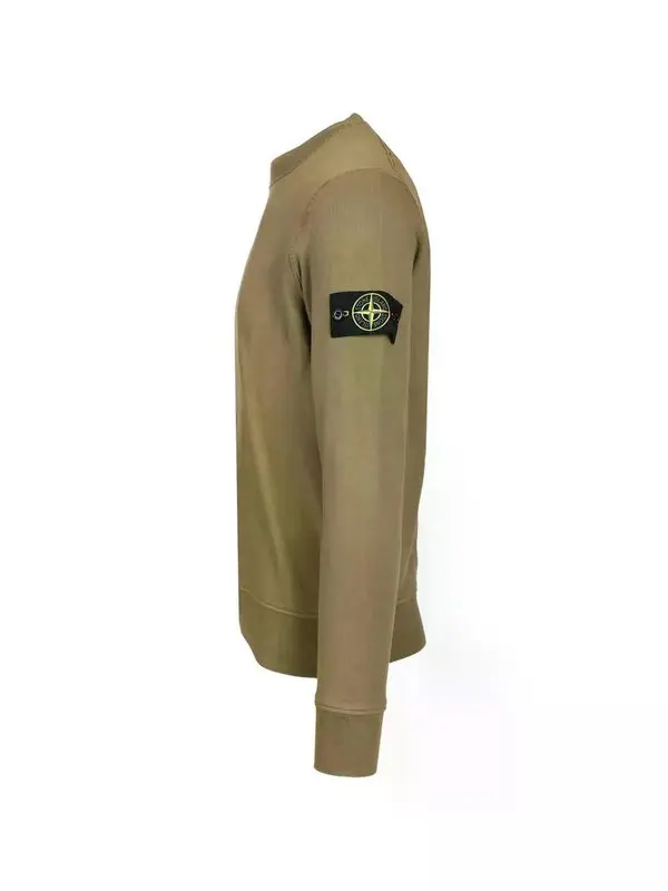 Stone Island Logo-patch Sweatshirt - Green