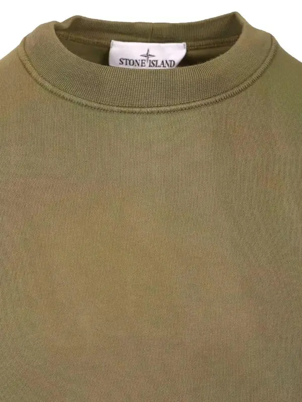 Stone Island Logo-patch Sweatshirt - Green