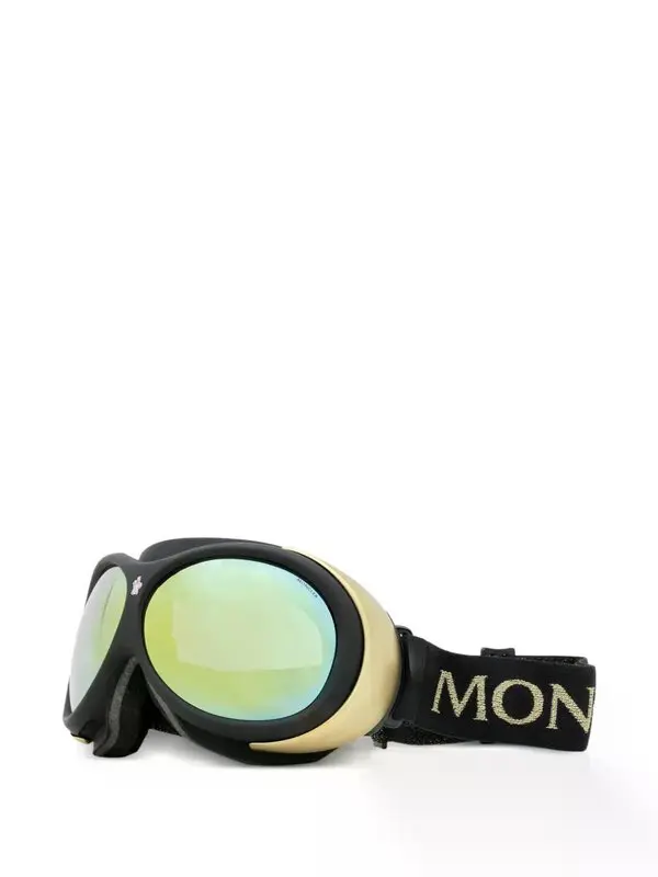 Moncler Rounded-lens Ski Goggles - Black