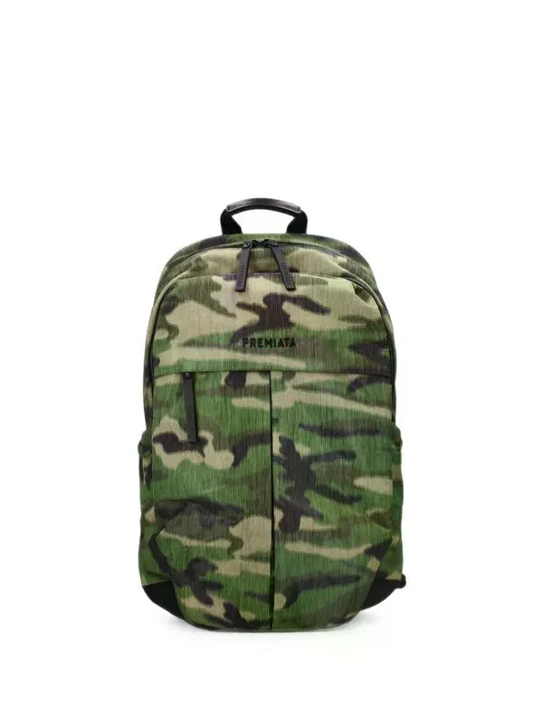 Premiata Wonder Camouflage Backpack - Green