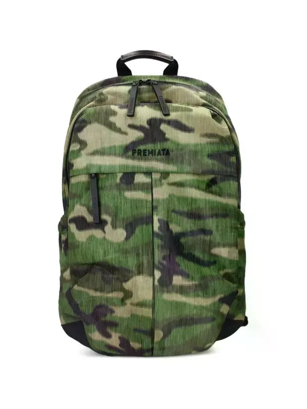 Premiata Wonder Camouflage Backpack - Green