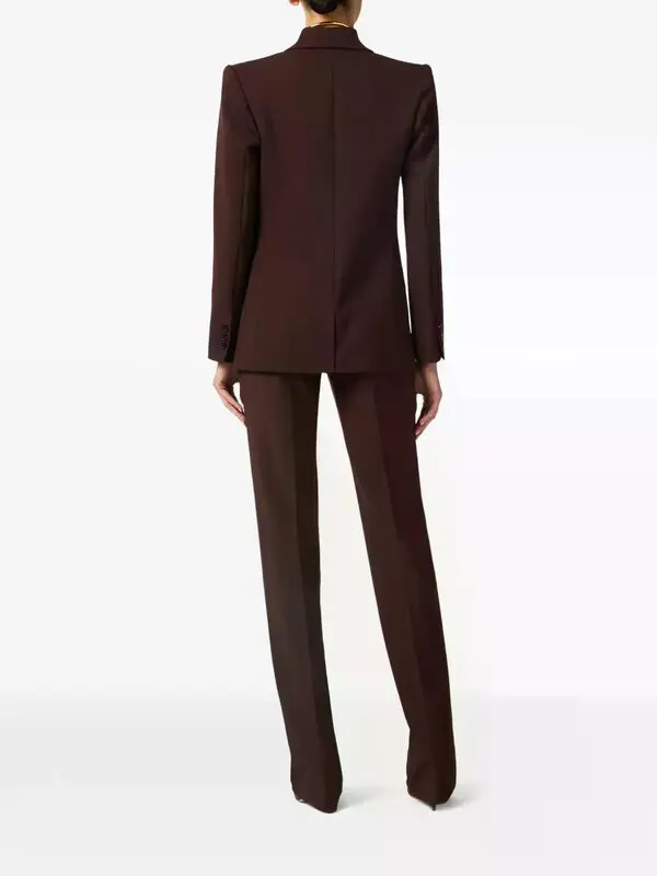 Elisabetta Franchi Double-breasted Blazer - Brown