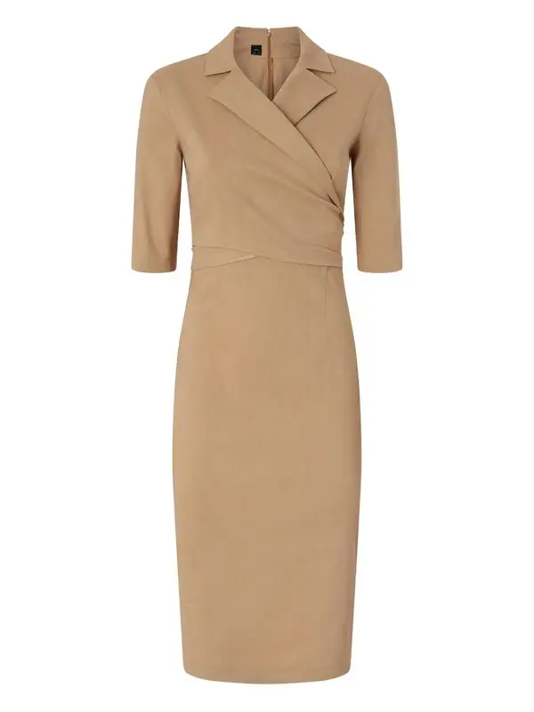 Pinko Fitted Midi Dress With Bow