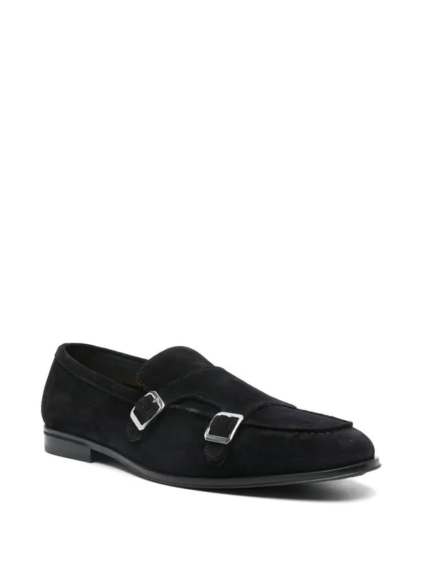 DOUCAL'S Moccasin With Buckles - Blue