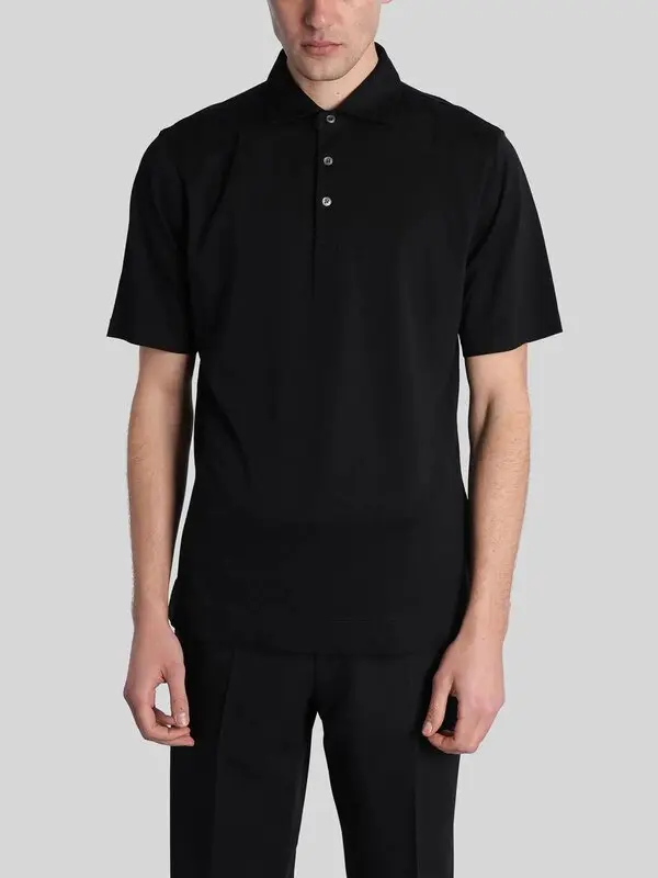 LARDINI Cotton Polo Shirt