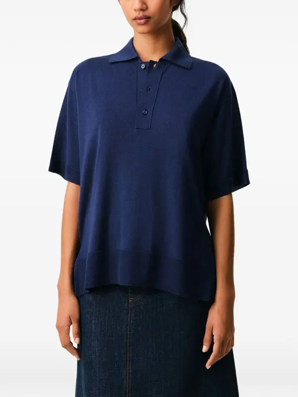 AMI Paris Polo De Coeur - Blue