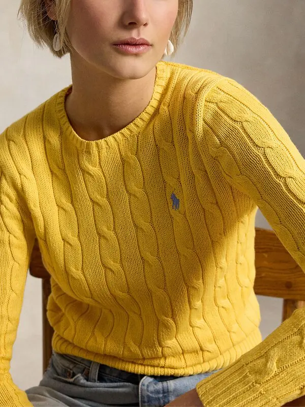 Polo Ralph Lauren Cable Knit Sweater - Yellow