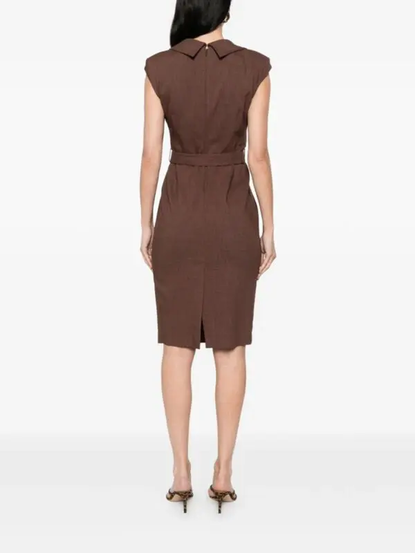 Pinko Belted Midi Dress