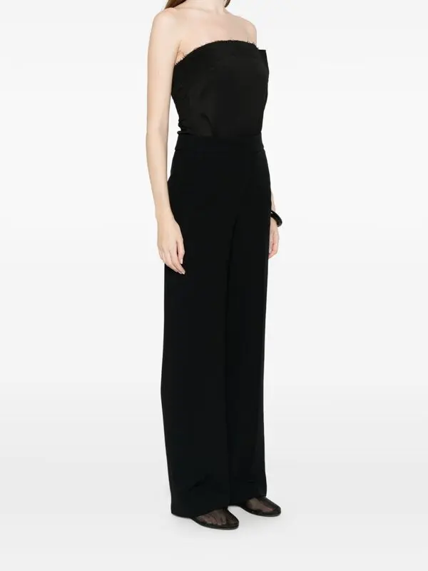 VIA MASINI 80 Cady Trousers - Black