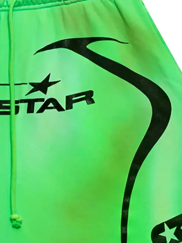 HELLSTAR Graphic Print Shorts - Green