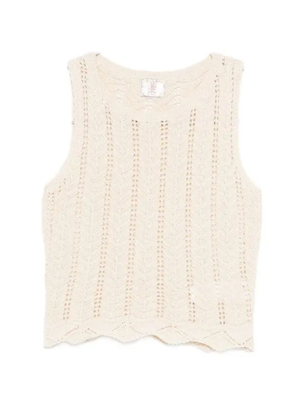 BYE Knitted Cotton Top