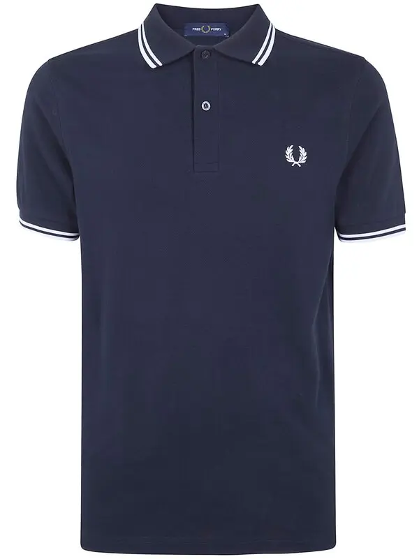 Fred Perry Twin Tipped Polo Shirt - Blue