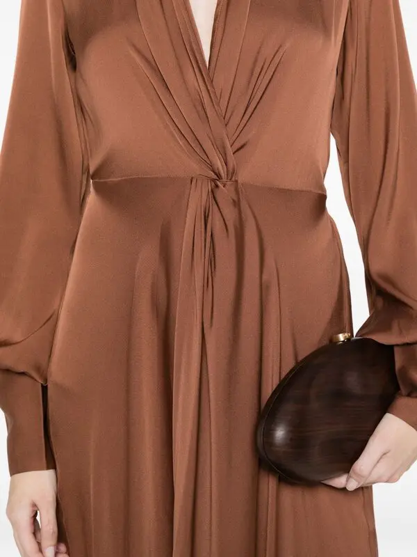 NOUVELLE SILK95FIVE Palm Beach Silk Maxi Dress