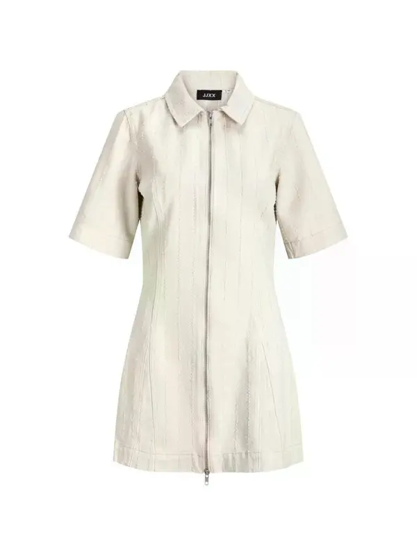 JJXX Zip-up Mini Shirt Dress