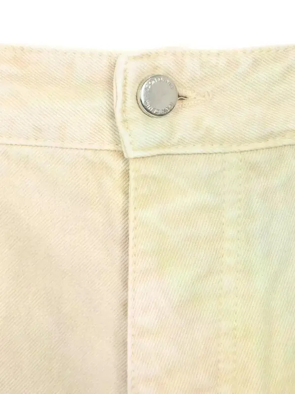 ICON DENIM LOS ANGELES Button Detailed Shorts - Neutrals